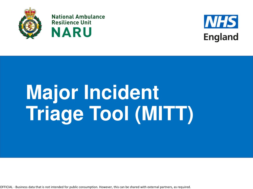 Ppt Major Incident Triage Tool Mitt For External Partners