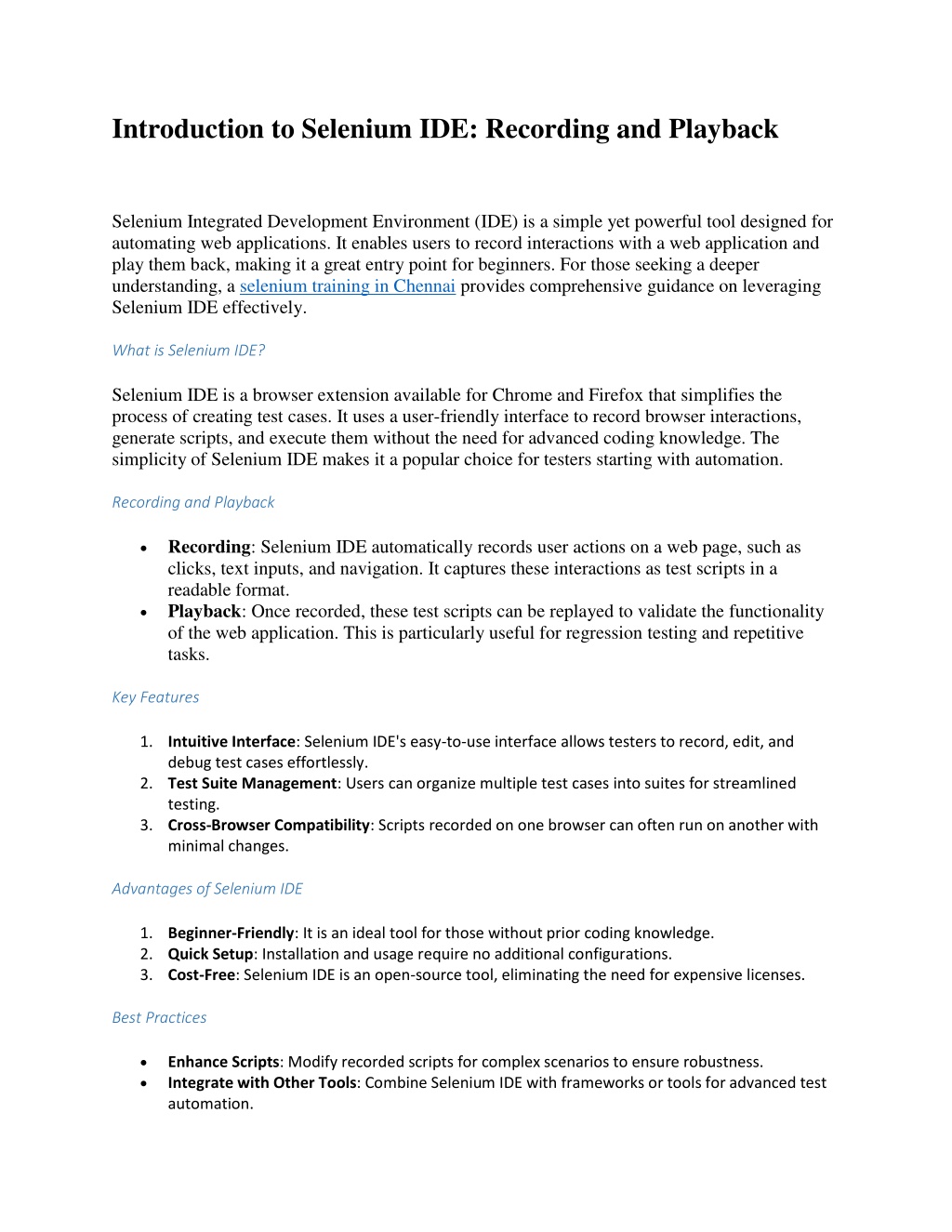 Ppt Introduction To Selenium Ide Recording And Playback Powerpoint