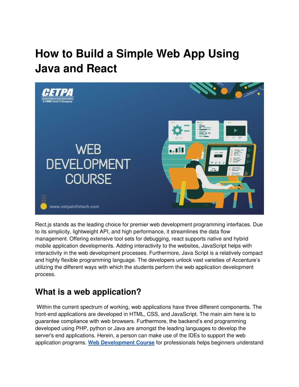 PPT - How to Build a Simple Web App Using Java and React PowerPoint Presentation - ID:13738233