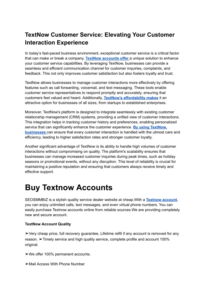PPT - Why Buying Textnow Accounts Can Boost Your Business PowerPoint ... PPT - Why Buying Textnow Accounts Can Boost Your Business PowerPoint ...