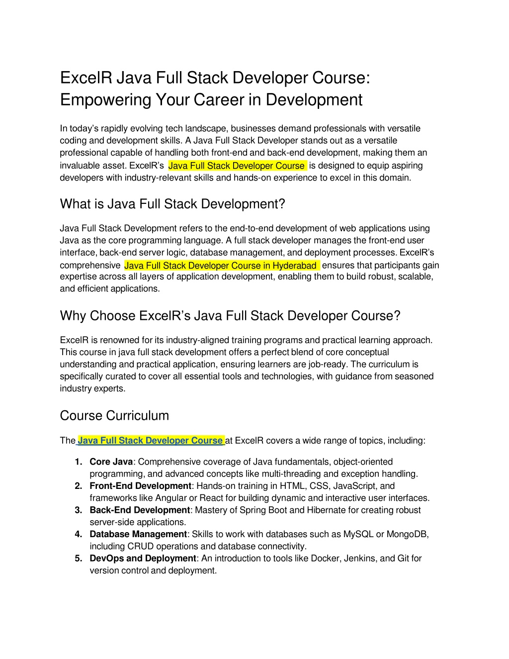 PPT - Java Full Stack Developer Course PowerPoint Presentation, free download - ID:13780943