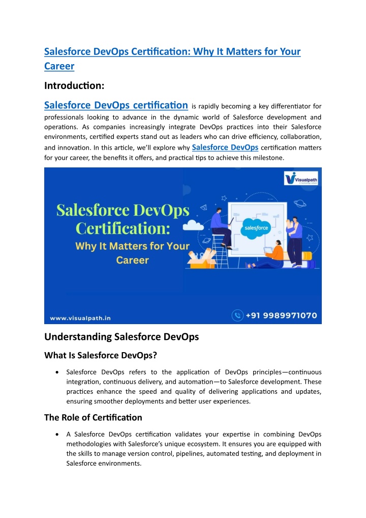 Ppt Salesforce Devops Training Salesforce Devops Online Training