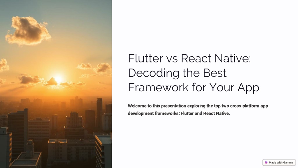PPT - Flutter vs React Native: Decoding the Best Framework for Your App PowerPoint Presentation ...