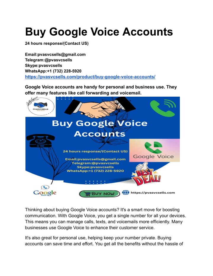 PPT - Buy Google Voice Accounts PowerPoint Presentation, free download ... PPT - Buy Google Voice Accounts PowerPoint Presentation, free download ...