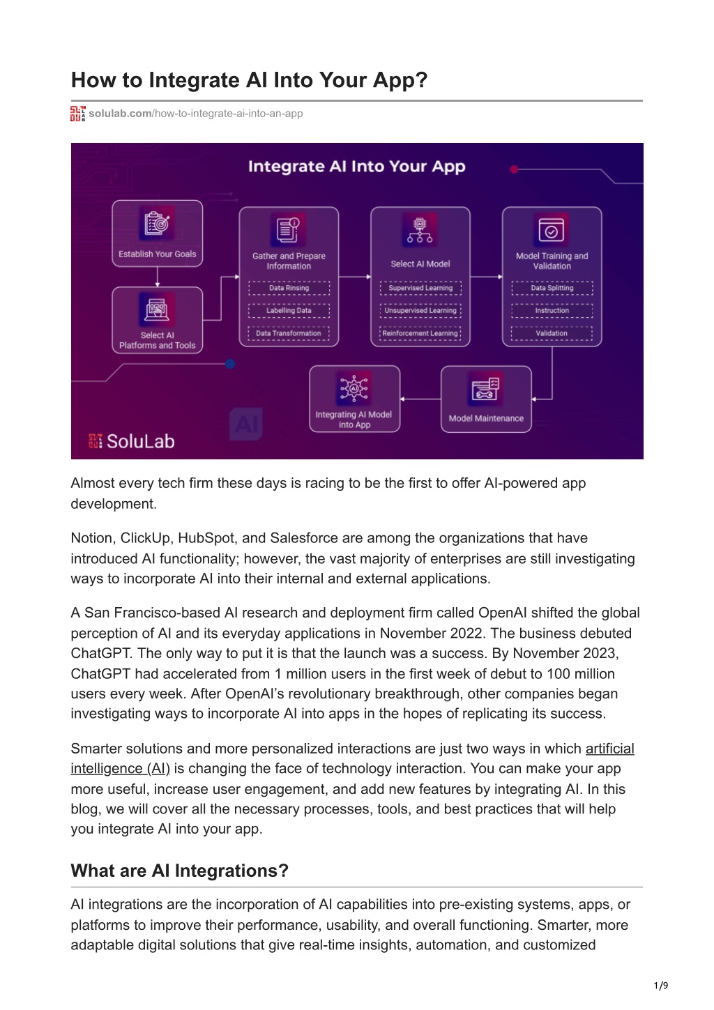 PPT - How to Integrate AI Into Your App PowerPoint Presentation, free download - ID:13955211