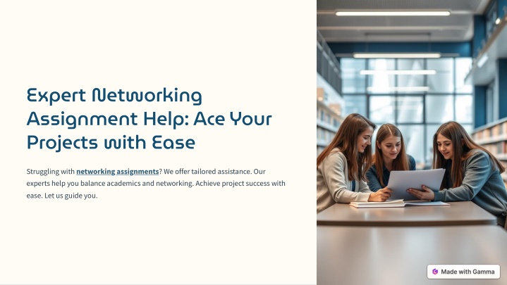 Ppt Expert Networking Assignment Help Ace Your Projects With Ease