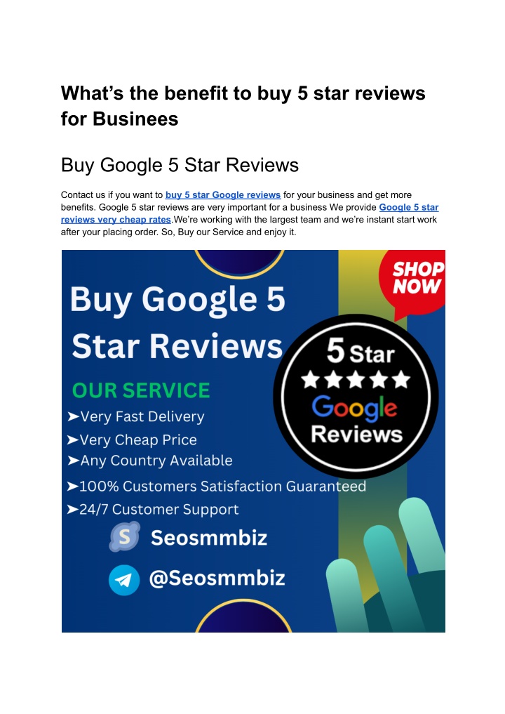PPT - The Ultimate Guide to Buying Google 5 Star Reviews Swiftly ... PPT - The Ultimate Guide to Buying Google 5 Star Reviews Swiftly ...