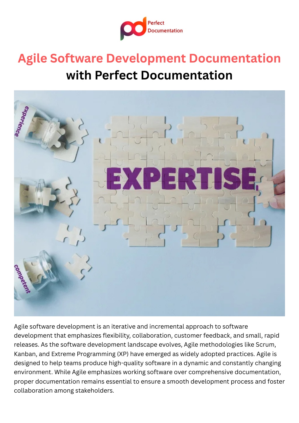 PPT - Agile Software Development Documentation with Perfect Documentation PowerPoint ...