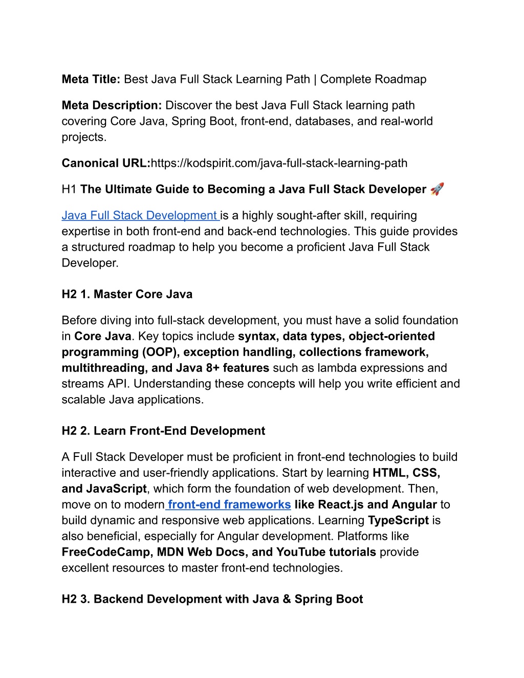 PPT - Best Java Full Stack Learning Path | Complete Roadmap PowerPoint ... PPT - Best Java Full Stack Learning Path | Complete Roadmap PowerPoint ...