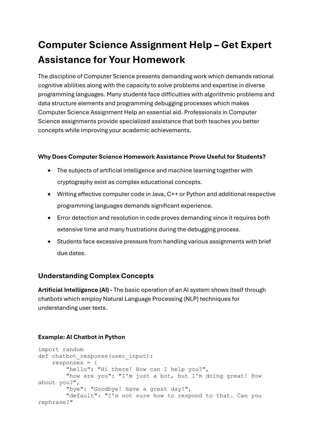 PPT - Computer Science Assignment Help PowerPoint Presentation, free download - ID:14115918