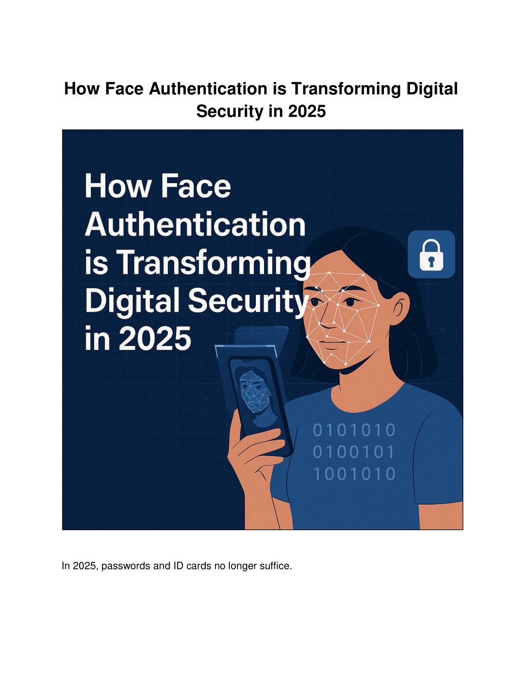 PPT - How Face Authentication is Transforming Digital Security in 2025 PowerPoint Presentation ...