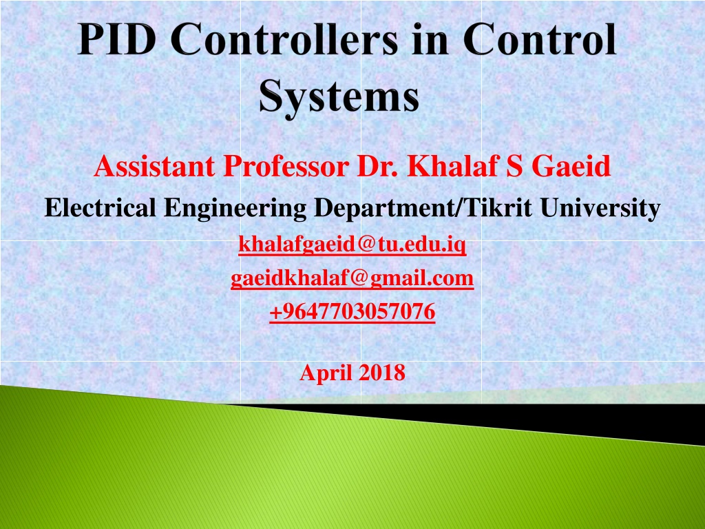 PPT - PID Controller_slideshare PowerPoint Presentation, free download - ID:14455898