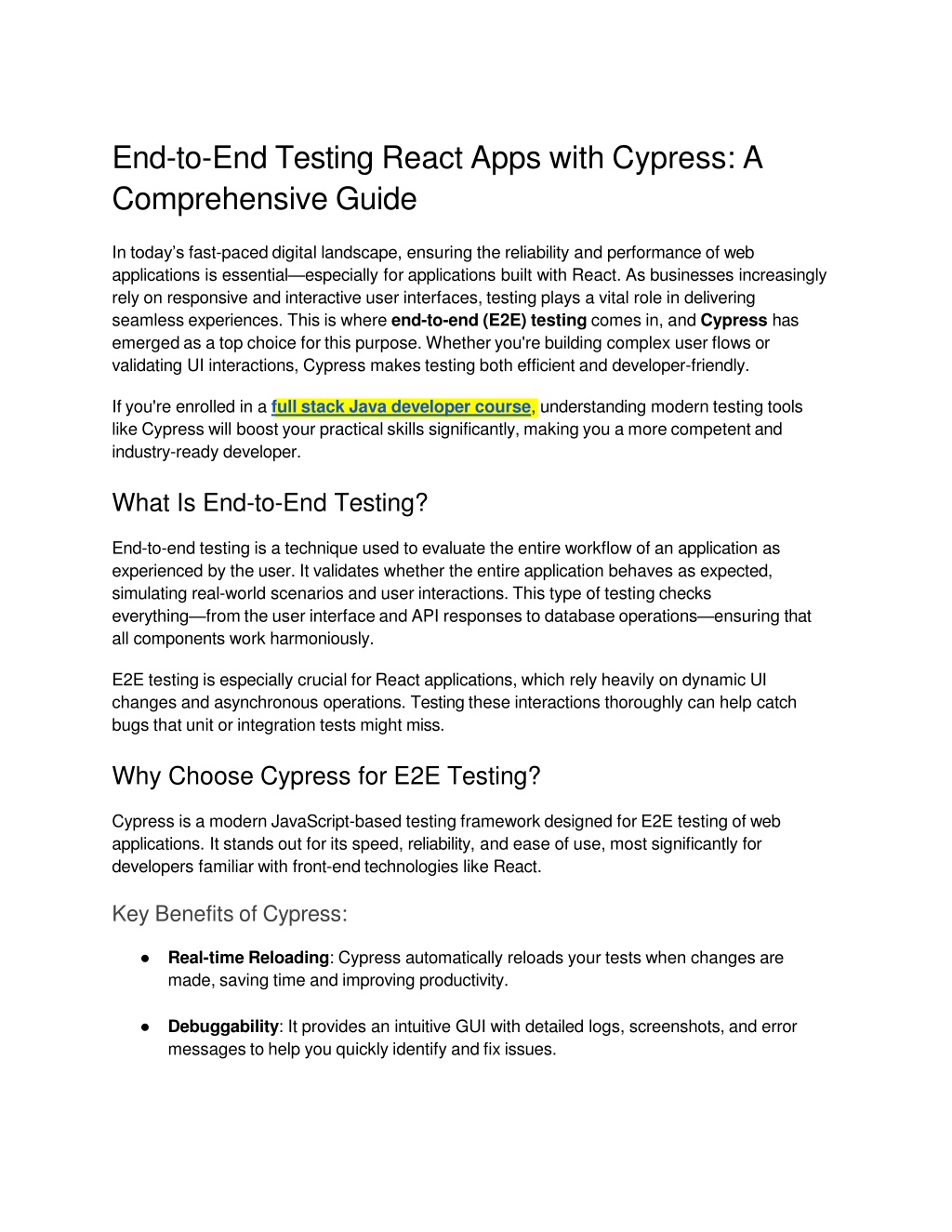 PPT - End-to-End Testing React Apps with Cypress_ A Comprehensive Guide ...