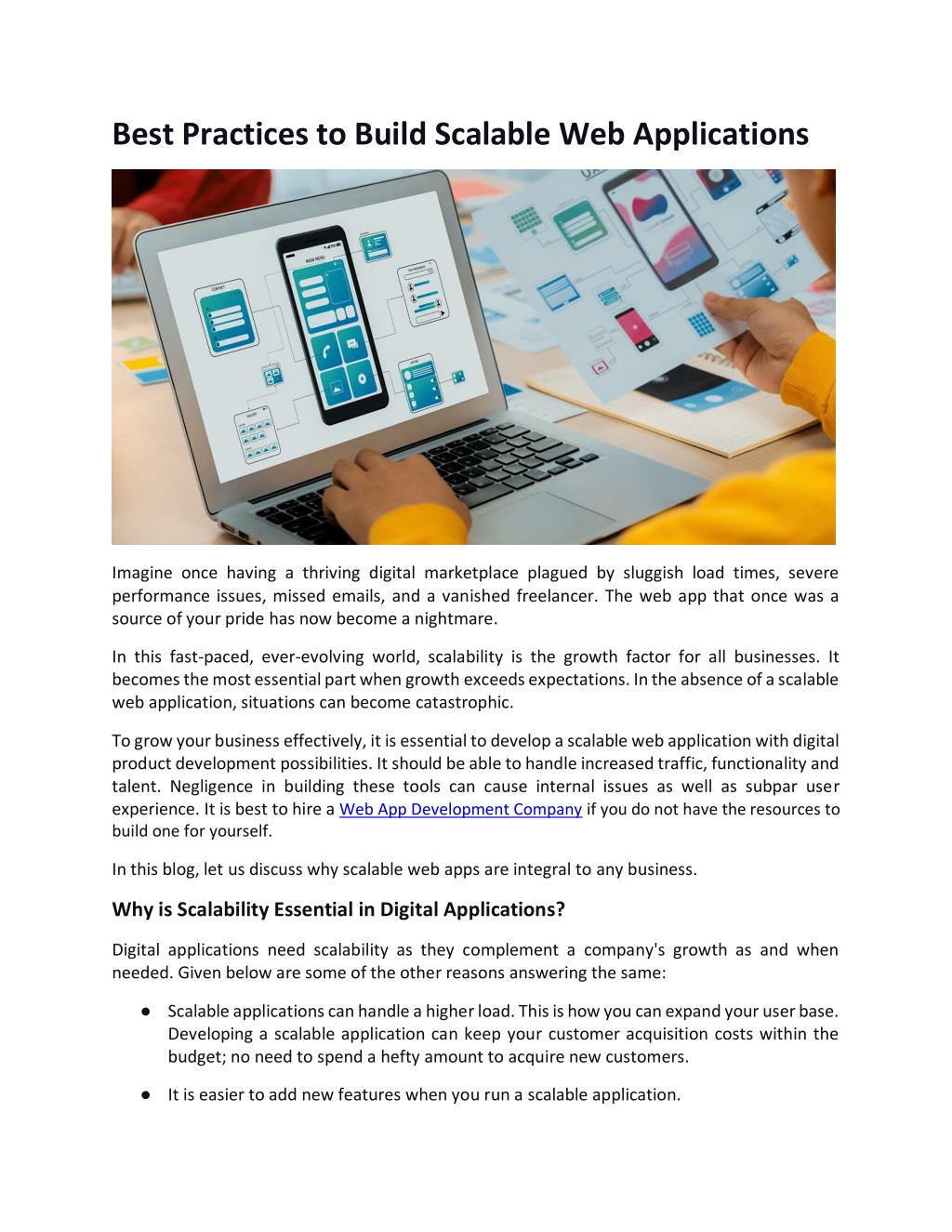 PPT - Top Best Practices to Build Scalable Web Applications PowerPoint ...