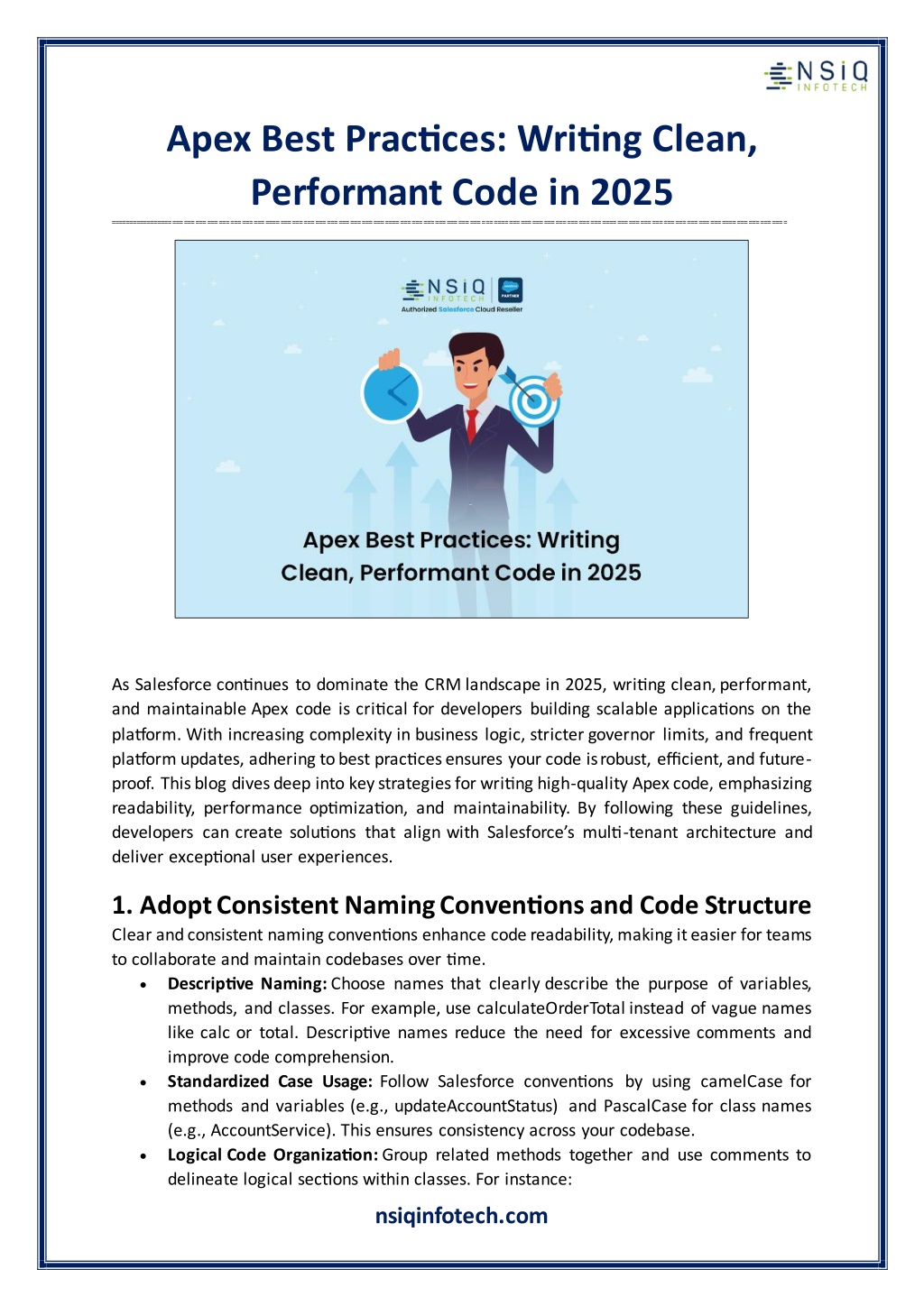 PPT - Apex Best Practices Writing Clean, Performant Code in 2025 PowerPoint Presentation - ID ...